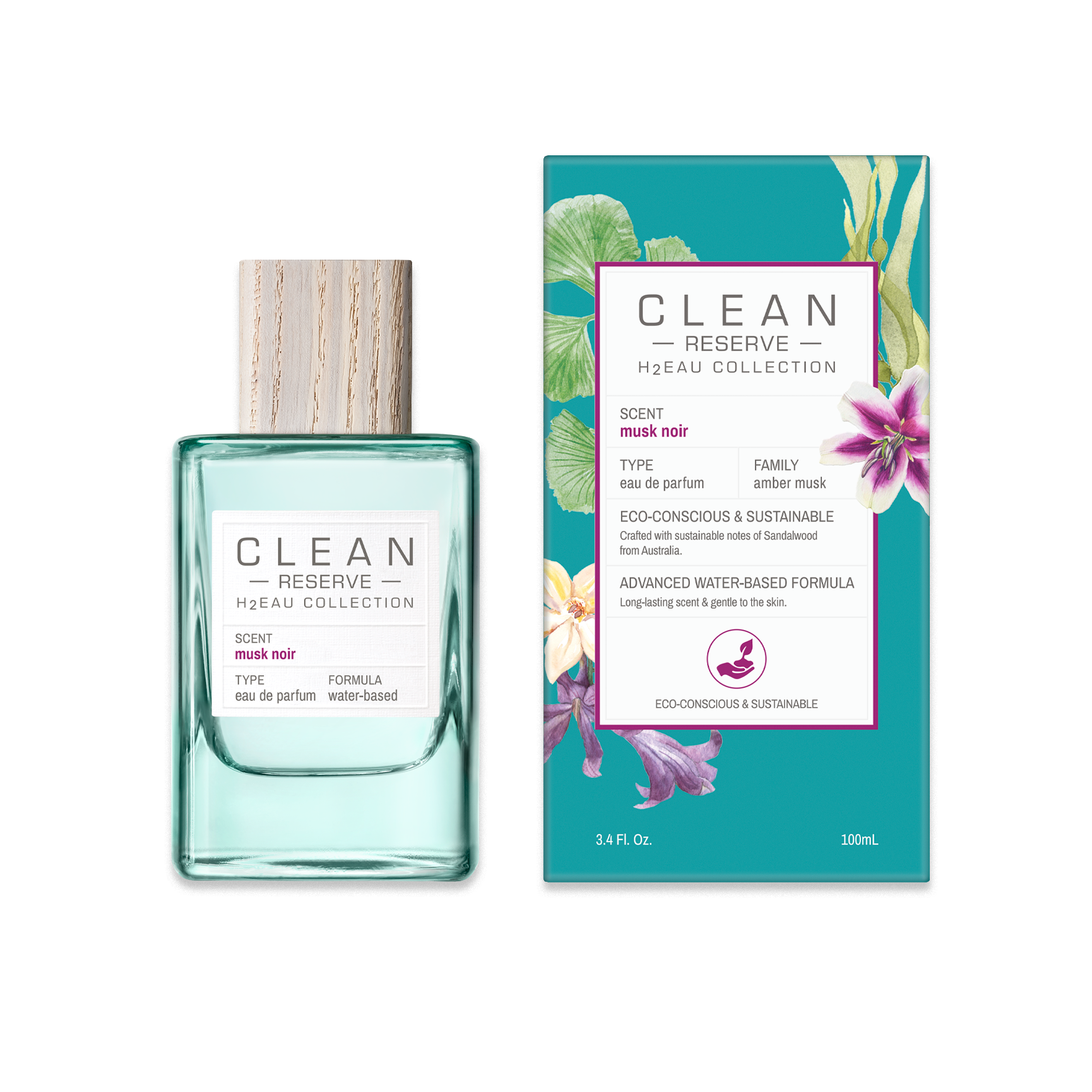 CLEAN RESERVE H2EAU Musk Noir Fragrances – Three Sizes – CLEAN Beauty ...