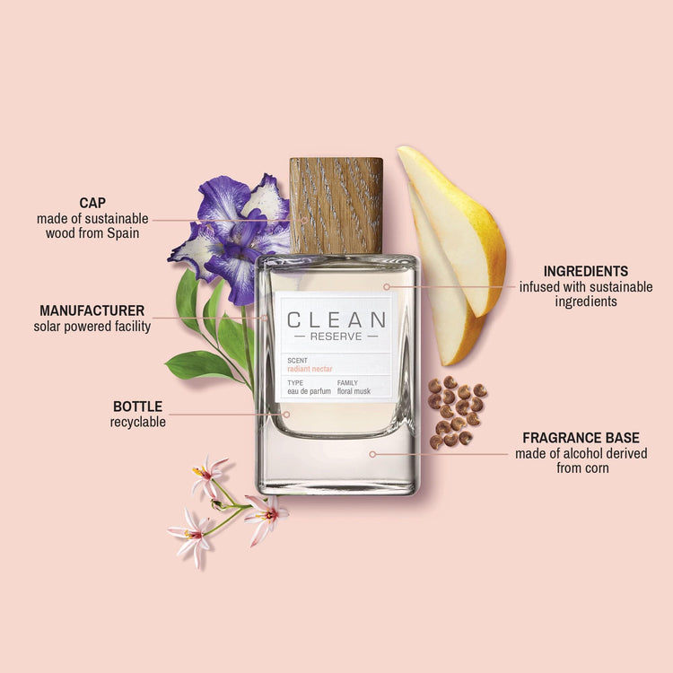 CLEAN RESERVE Radiant Nectar Fragrance – 3 Sizes – CLEAN Beauty Collective