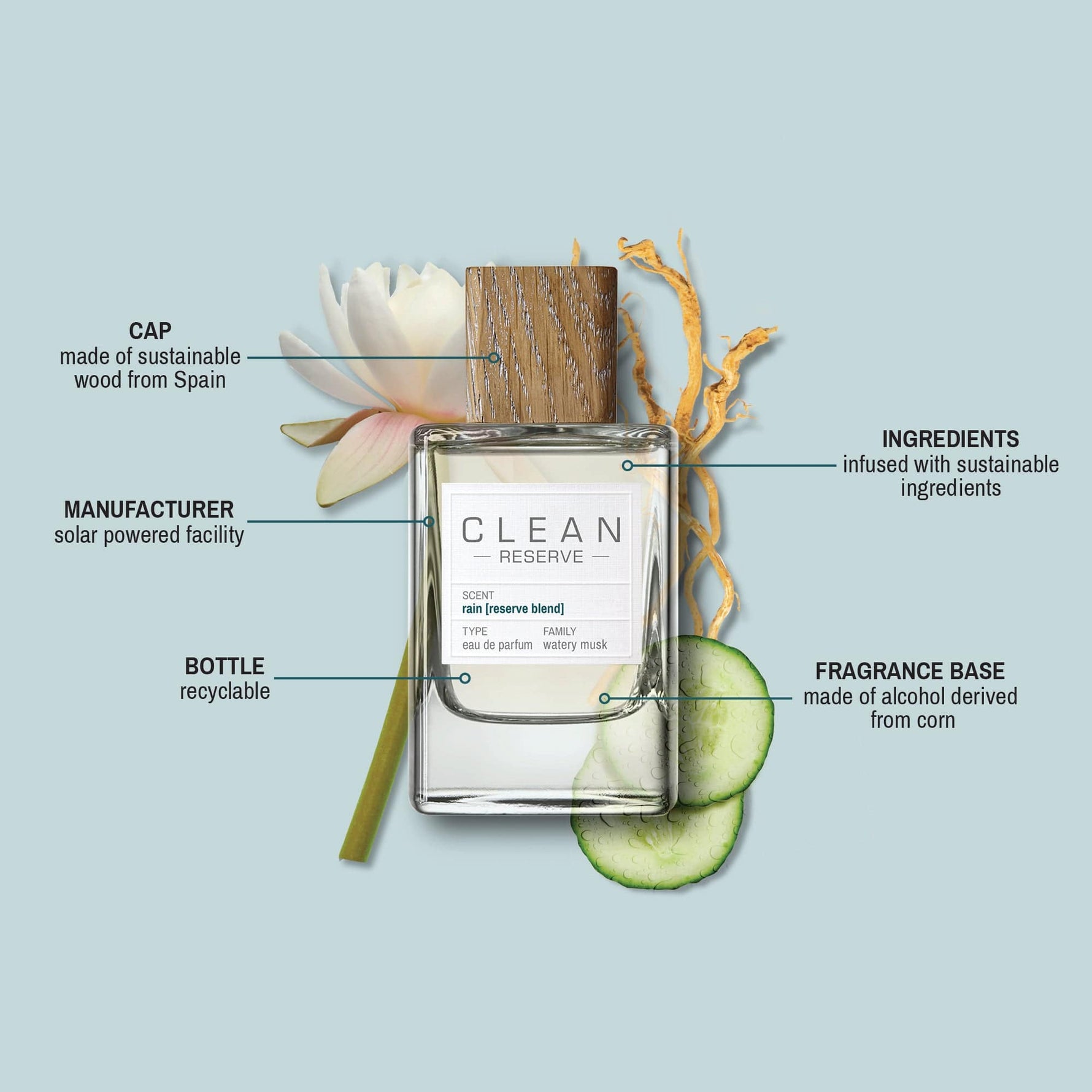 CLEAN RESERVE Rain Fragrance – 3 Sizes – CLEAN Beauty Collective
